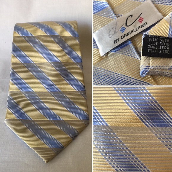 Daniel Craig | Accessories | Dc Daniel Craig Silk Tie | Poshmark